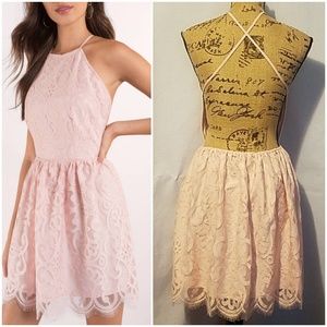 Tobi | Dresses | Tobi Strappy Back Lace Dress | Poshmark